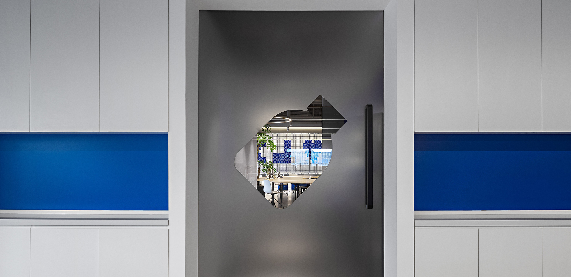 news: wonderlab headquarters is an office highlighted by klein blue ...