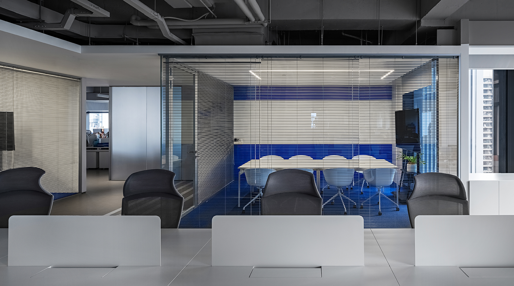 news: wonderlab headquarters is an office highlighted by klein blue ...