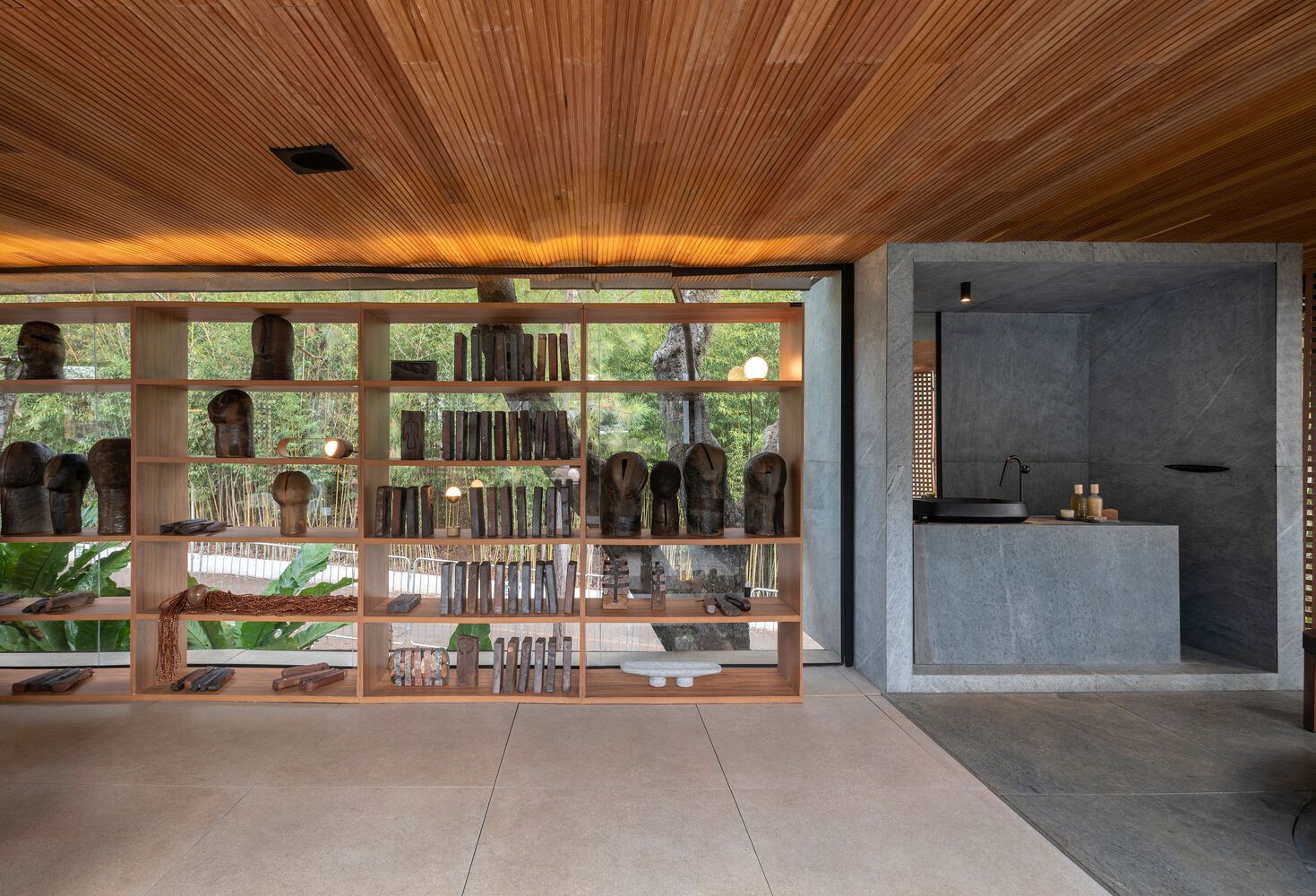 news: contemporary bungalow designed for a nature-immersive shower ...