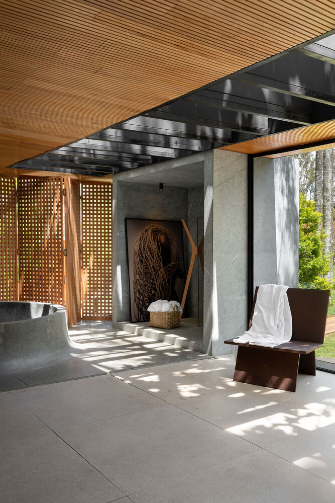 news: contemporary bungalow designed for a nature-immersive shower ...