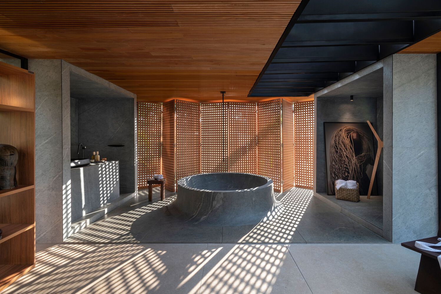 news: contemporary bungalow designed for a nature-immersive shower ...
