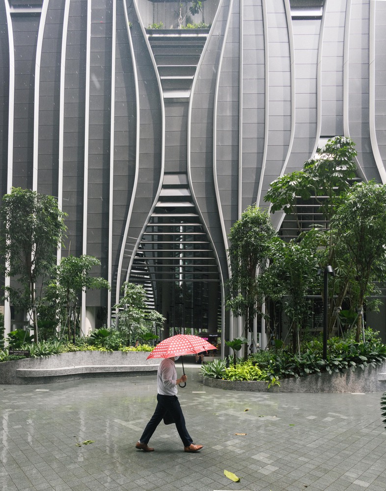 news: singapore's capitaspring tower promotes tropical urbanism through ...