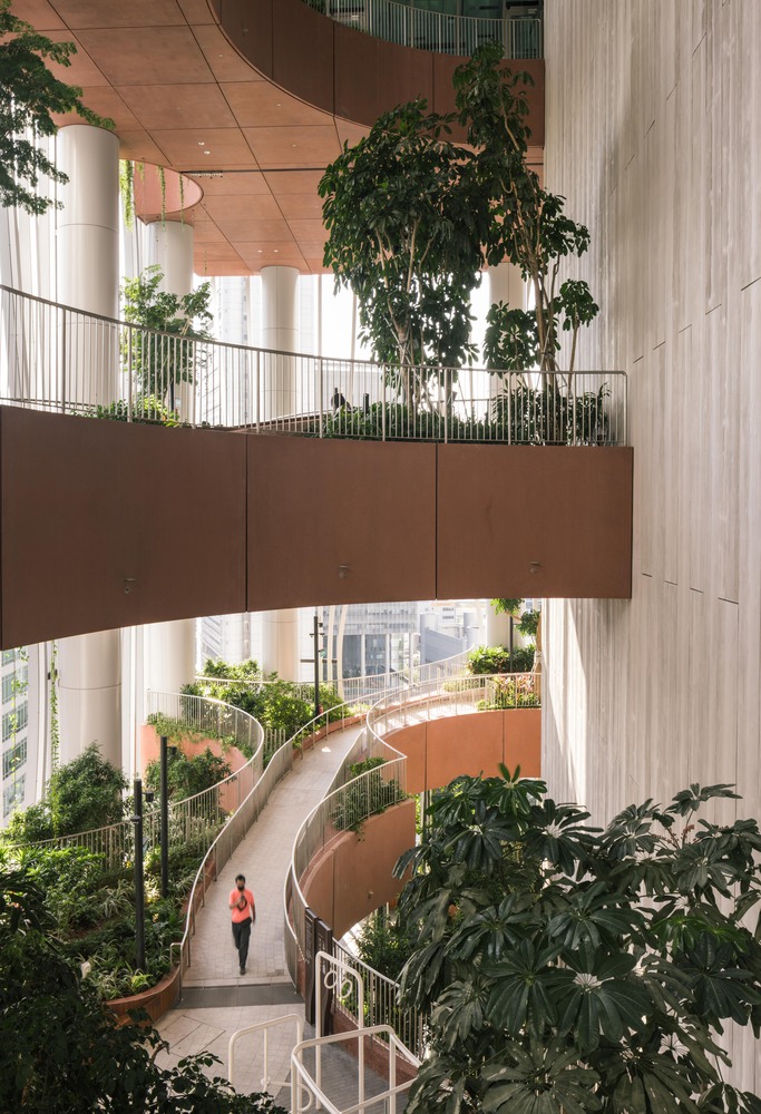 news: singapore's capitaspring tower promotes tropical urbanism through ...