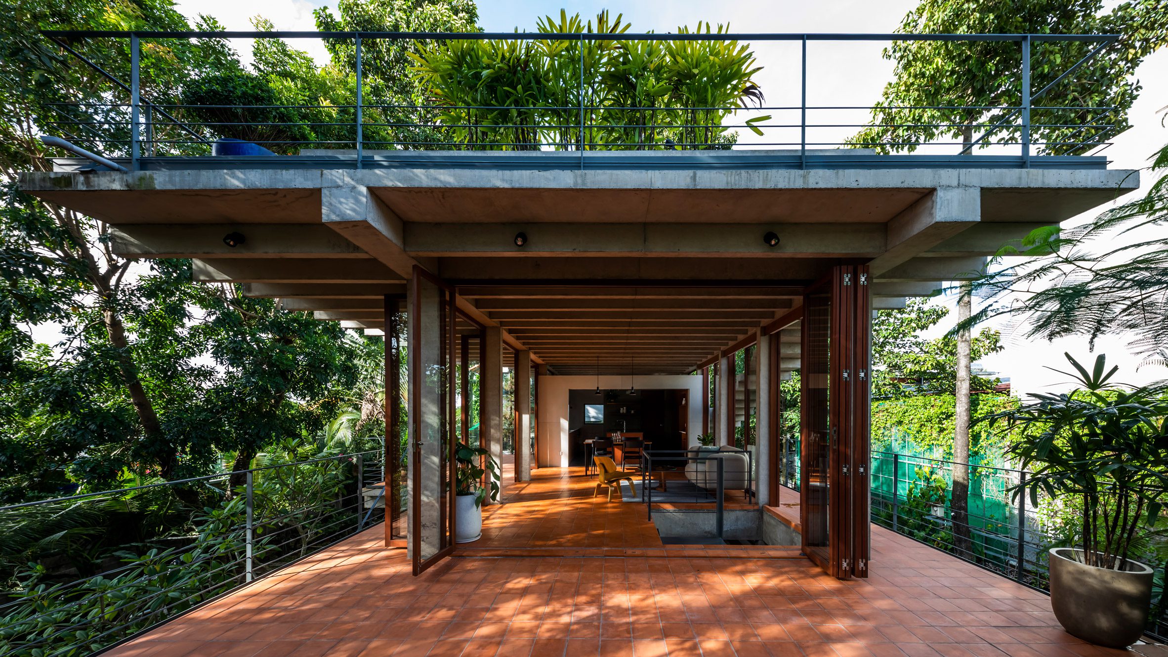 sanuki daisuke architects completed a flood-resilient floating house ...