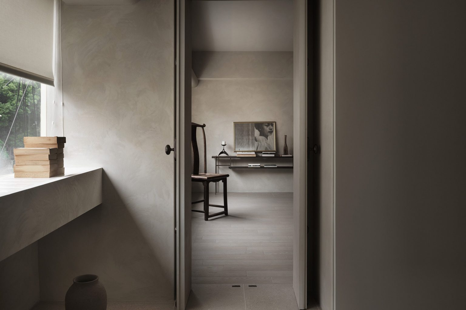 taipei home renovated with moody wabi-sabi and soft arches: project by ...