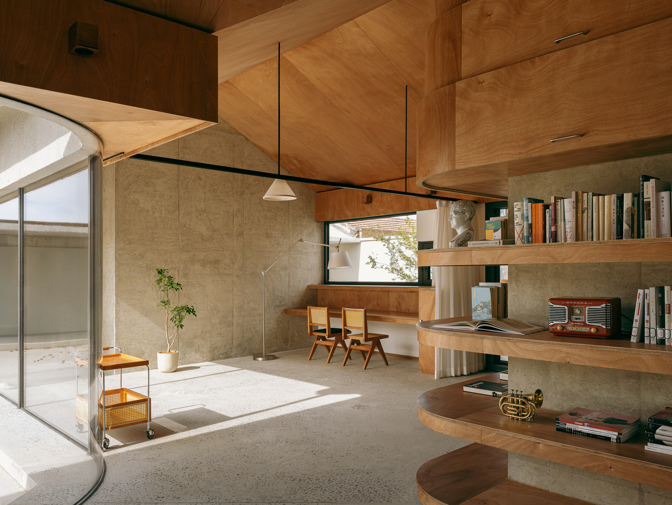 chaoffice completes cross-shaped multigenerational courtyard home in ...