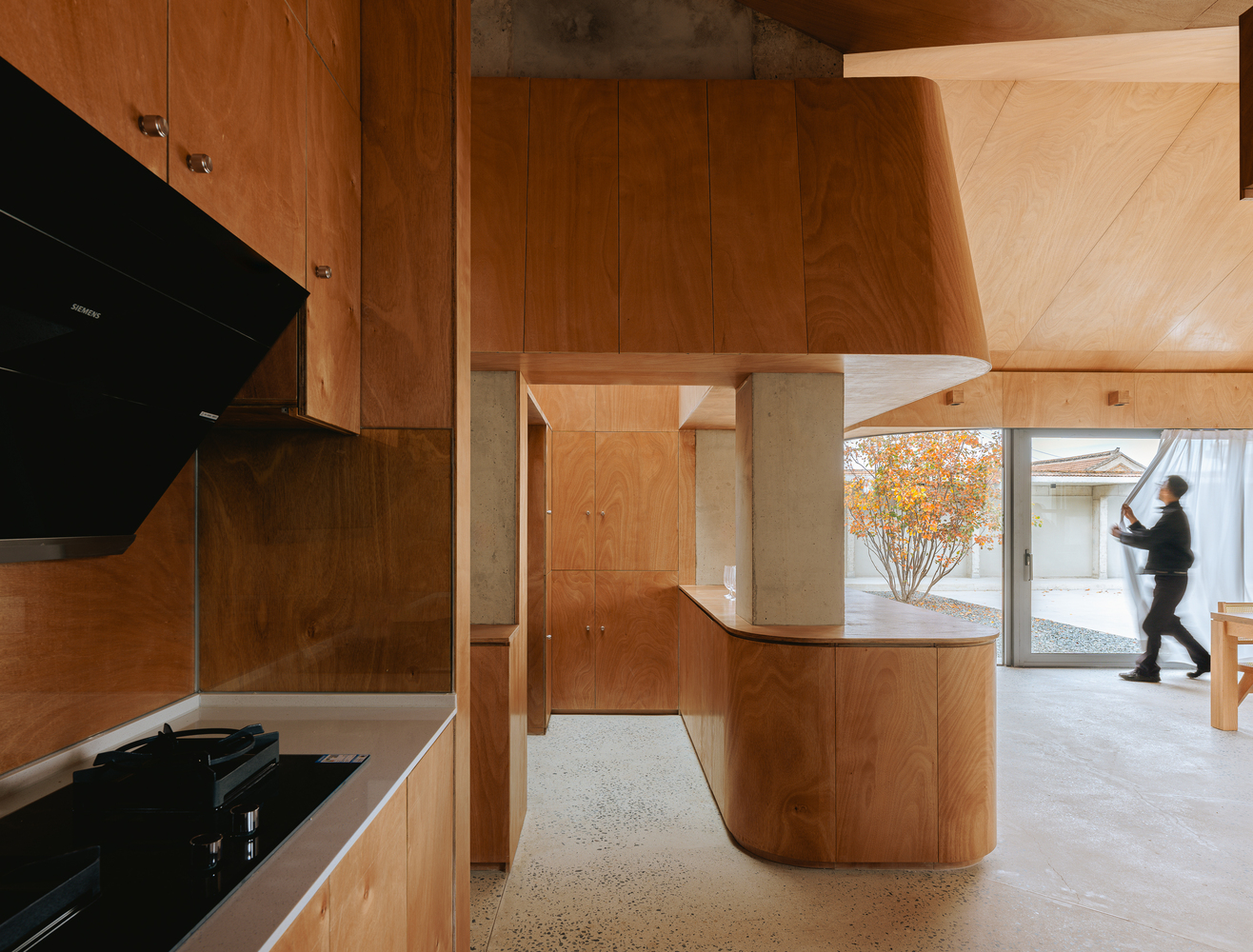 chaoffice completes cross-shaped multigenerational courtyard home in ...