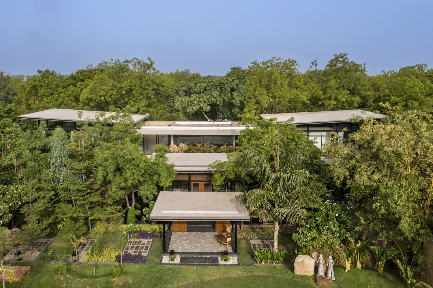 kalrav villa showcases natural abode with minimum footprint: project by ...