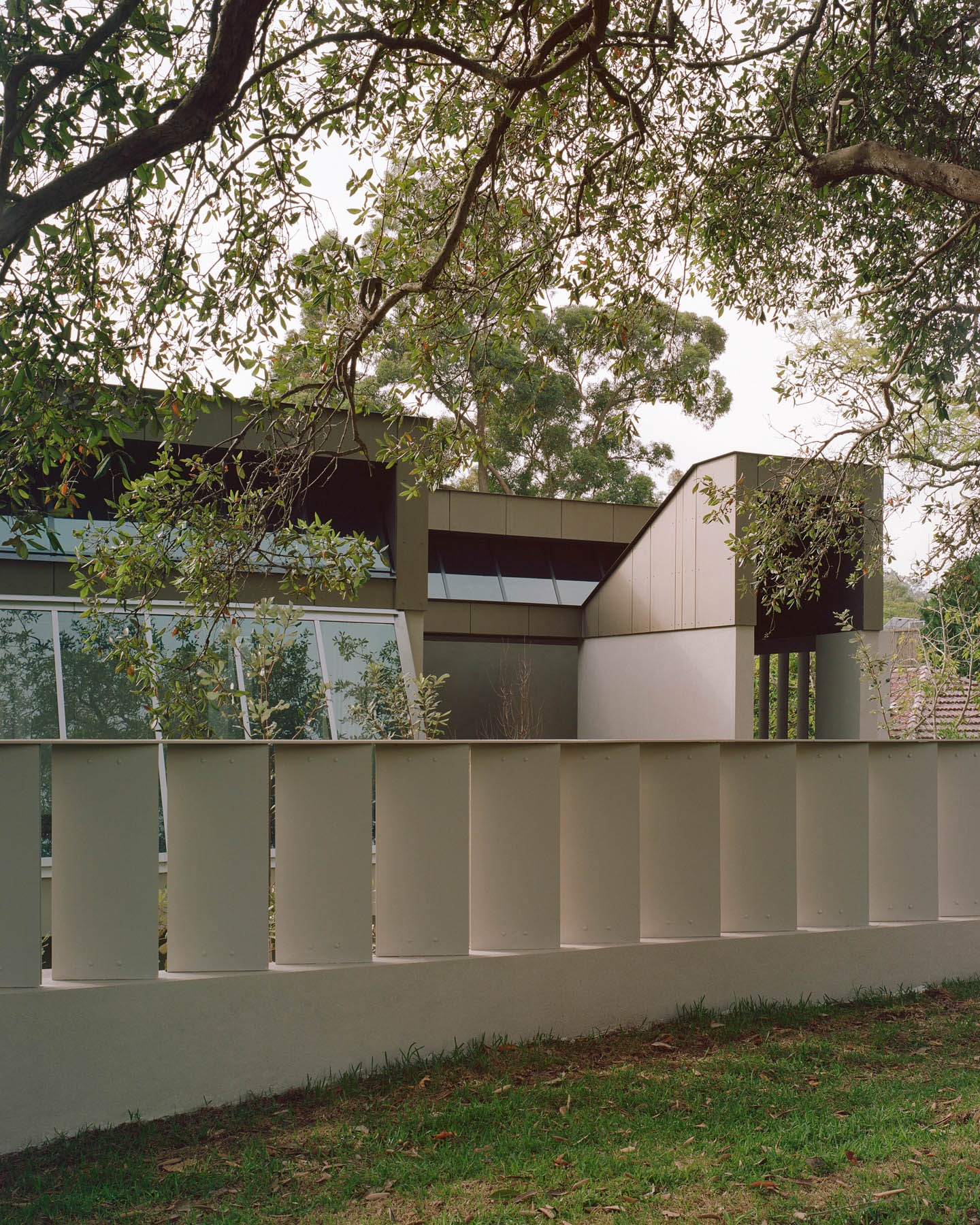lane cove house uses factory-inspired roofs to frame the sky: project ...