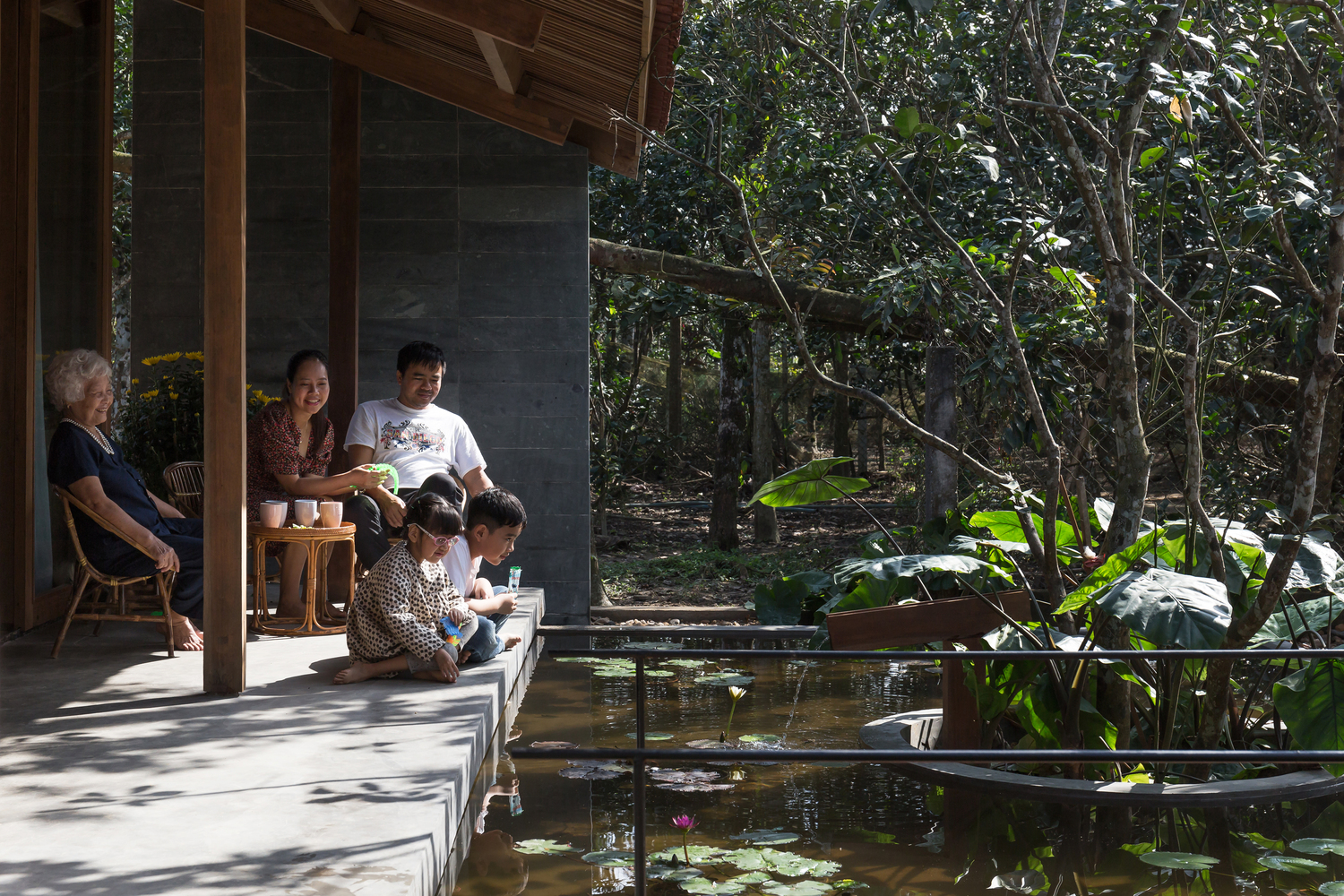 hachi lily house provides a tranquil retreat amidst vietnamese pomelo ...