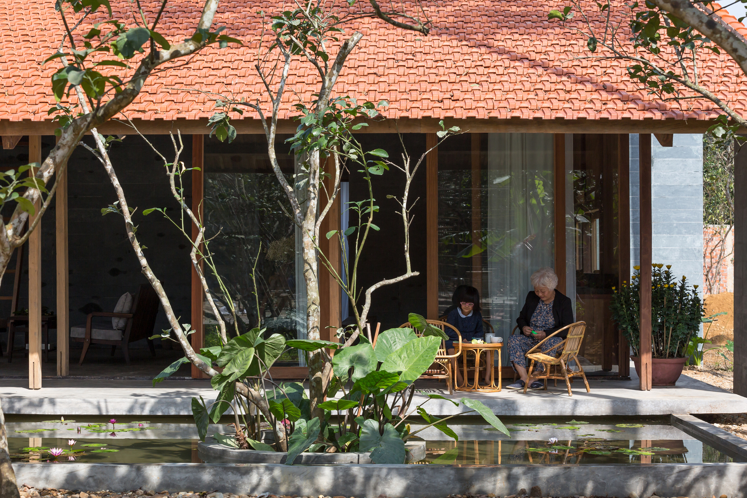 hachi lily house provides a tranquil retreat amidst vietnamese pomelo ...