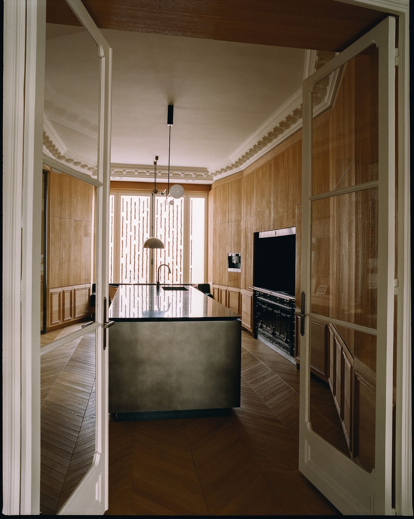 parisian trocadéro apartment balances vintage detail with modern ...