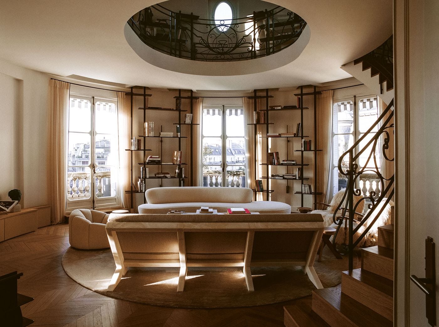 parisian trocadéro apartment balances vintage detail with modern ...