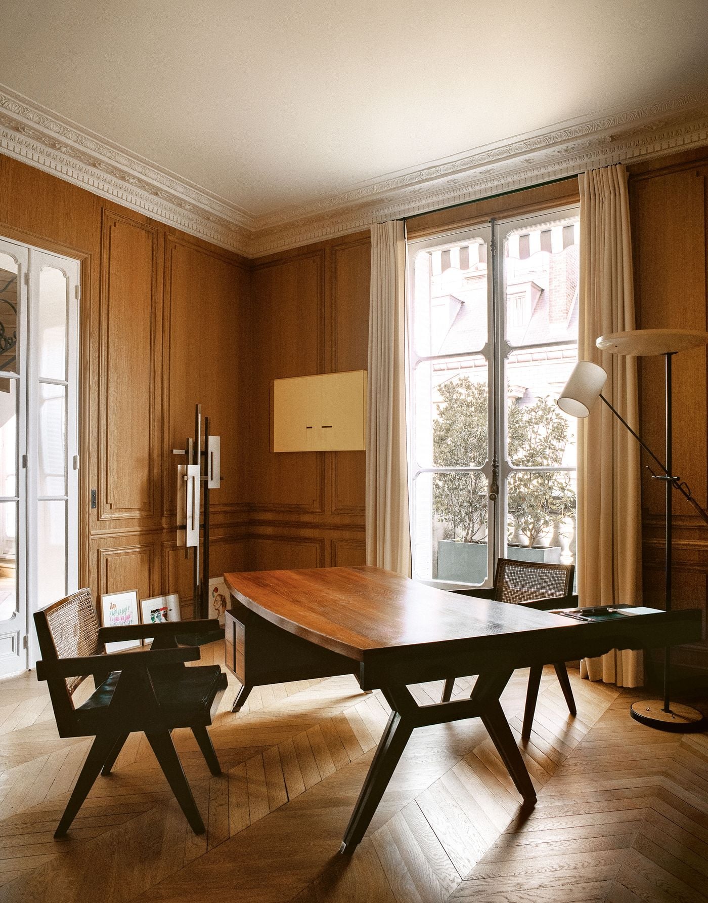 parisian trocadéro apartment balances vintage detail with modern ...
